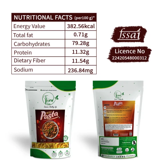 Barnyard Millet Pasta 200 gram - Thiru Foods